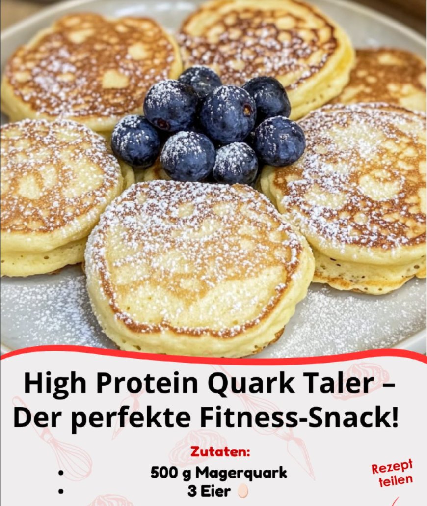 High Protein Quark Taler Der perfekte Fitness-Snack für jeden Tag - Rezepte