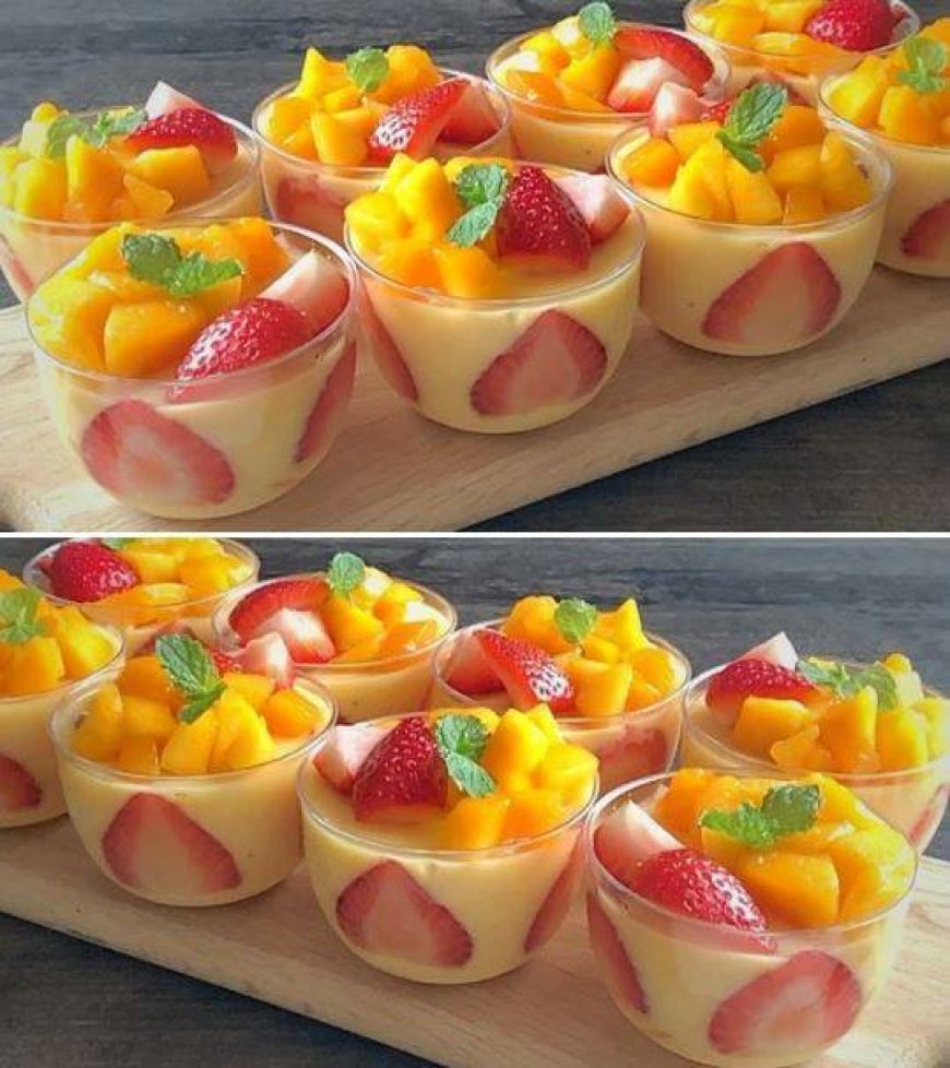 5 Minuten Mango Dessert, viel besser als Eis - Rezepte