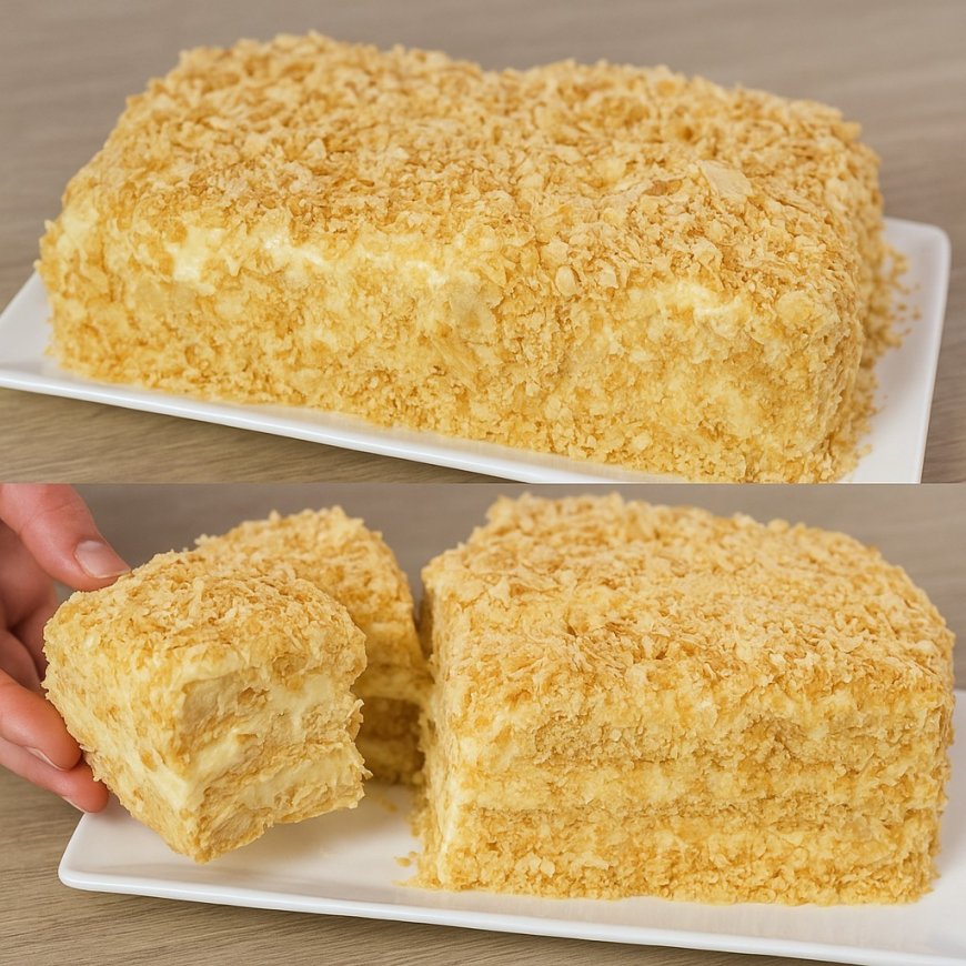 Napoleon Torte in 15 Minuten! Zergeht auf der Zunge - Rezepte